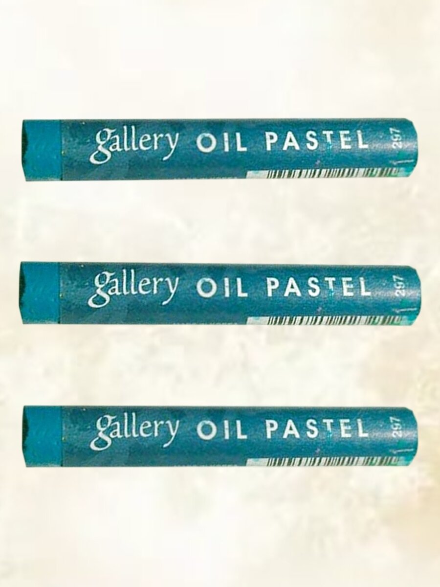 Пастель масляная мягкая профессиональная MUNGYO Gallery Темно-Бирюзовый №297 (3шт)