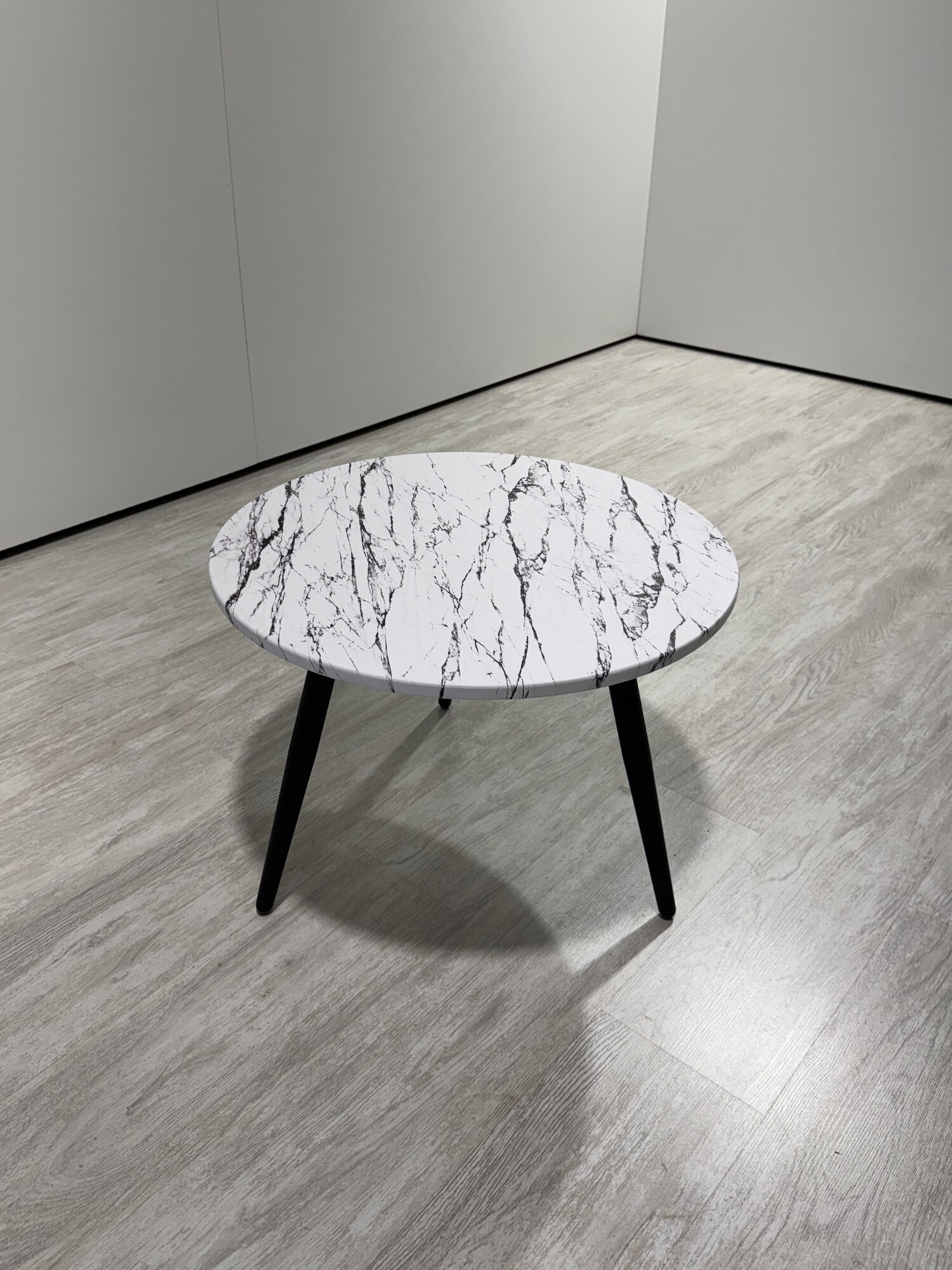 Стол журнальный круглый дизайнерский лофт THETABLE•RU 60х16 2.65/8.1-3