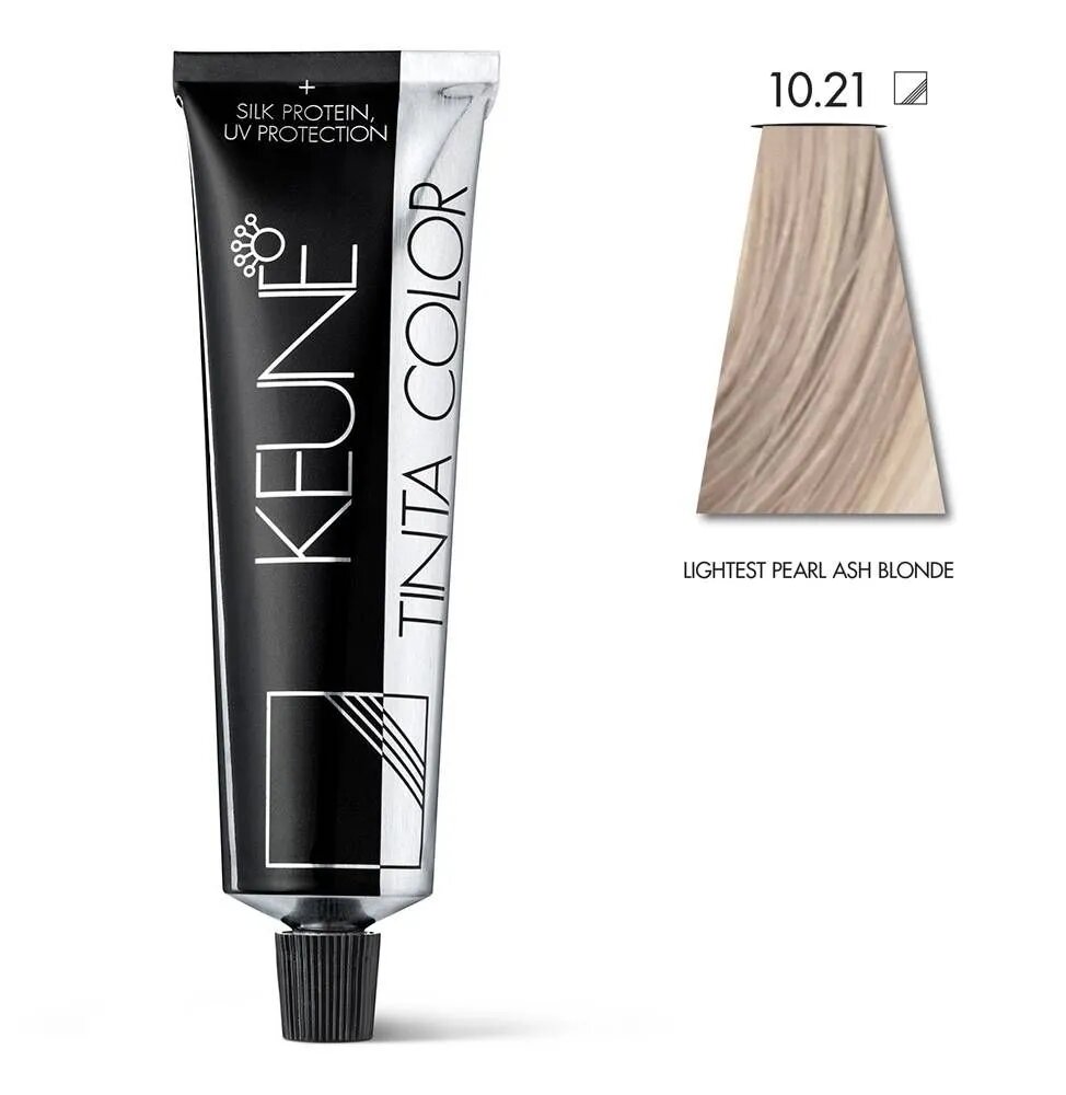 Keune Tinta Color краска для волос Светлый пепельно-перламутровый блондин 10.21, 60 мл