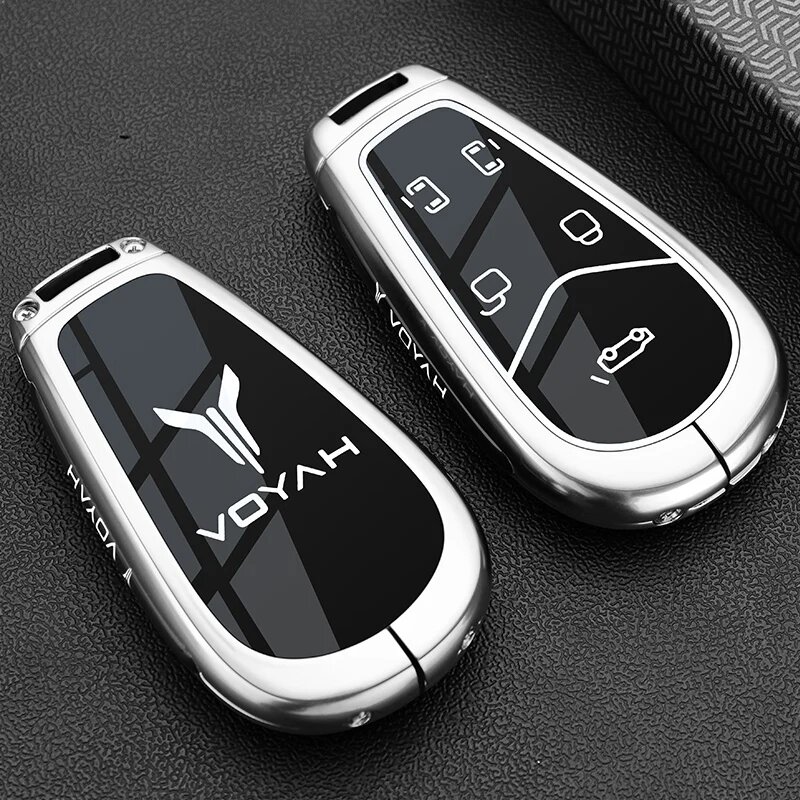 Высококачественный персонализированный чехол для ключей для VOYAH Dream ph ev 2024-2025, металлический автомобильный защитный чехол, брелок для ключей A6