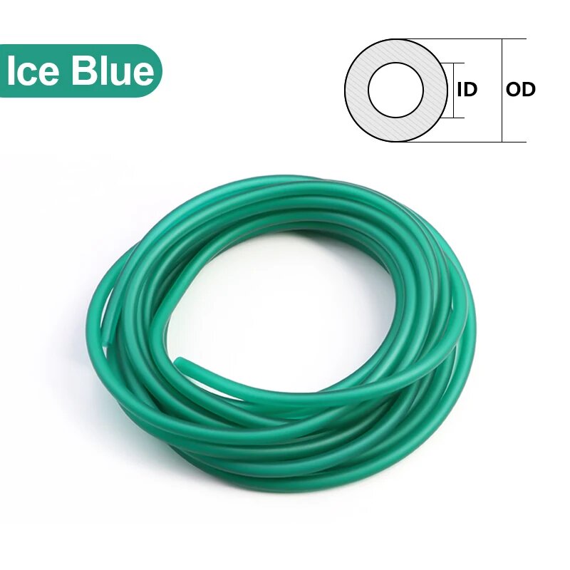 Латексный шланг Ice Blue, ID 2 мм x OD 4 мм, 1 метр