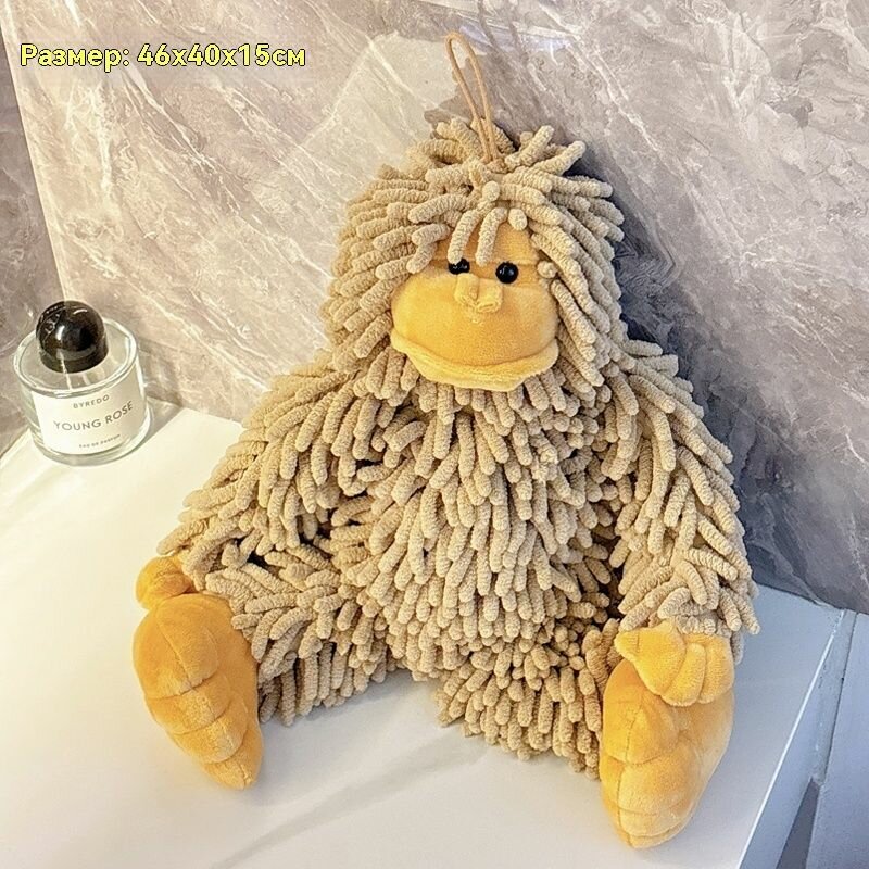 <Подвесное милое мультяшное полотенце для рук> Синель, супервпитывающий, полотенце