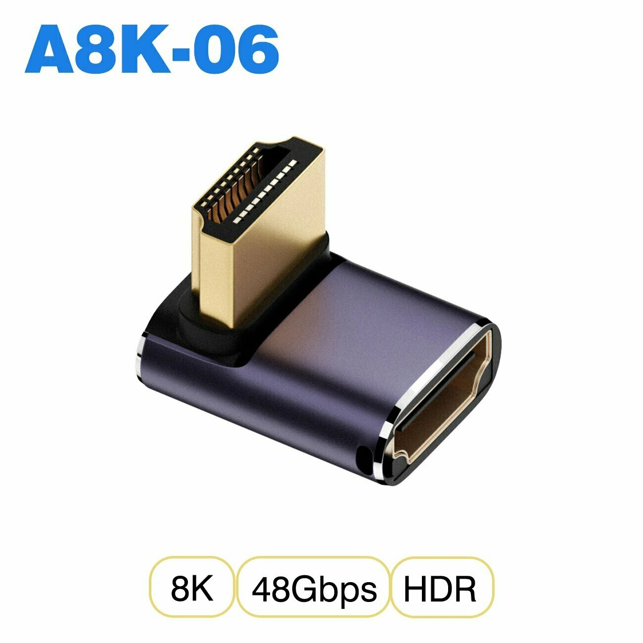 Кабель-адаптер A8K-06, HDMI2.1 48Гбит/с, для HDTV, PS4, PS5, ноутбука, ПК