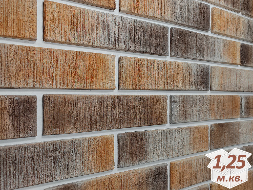 Декоративный гипсовый кирпич Русский Камень Владимирский Лофт 2, 1,25 м. кв.