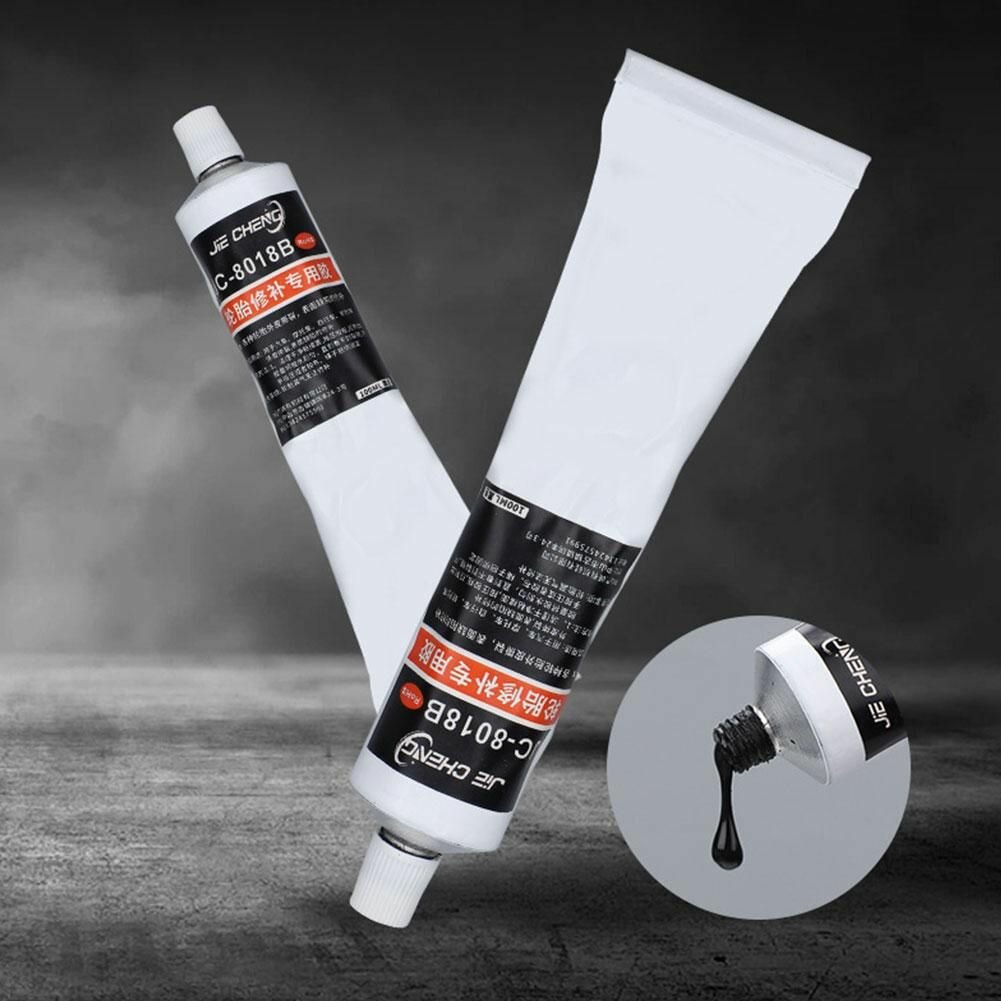 Специальный шиномонтажный клей для ремонта трещин в автомобильных покрышках