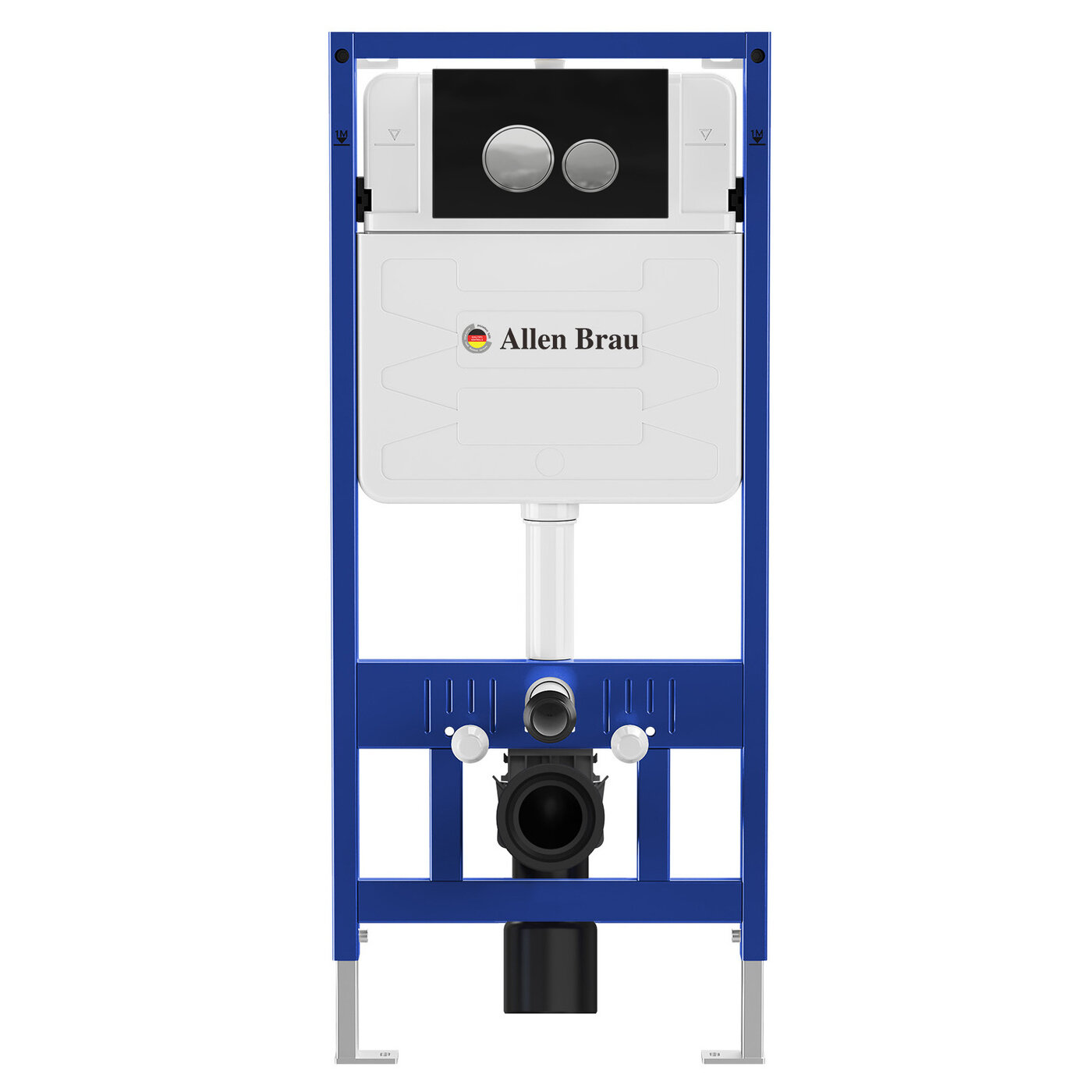 Инсталляция для унитаза Allen Brau Pneumatic Pro 9.11101.20 с кнопкой 9.20005.31