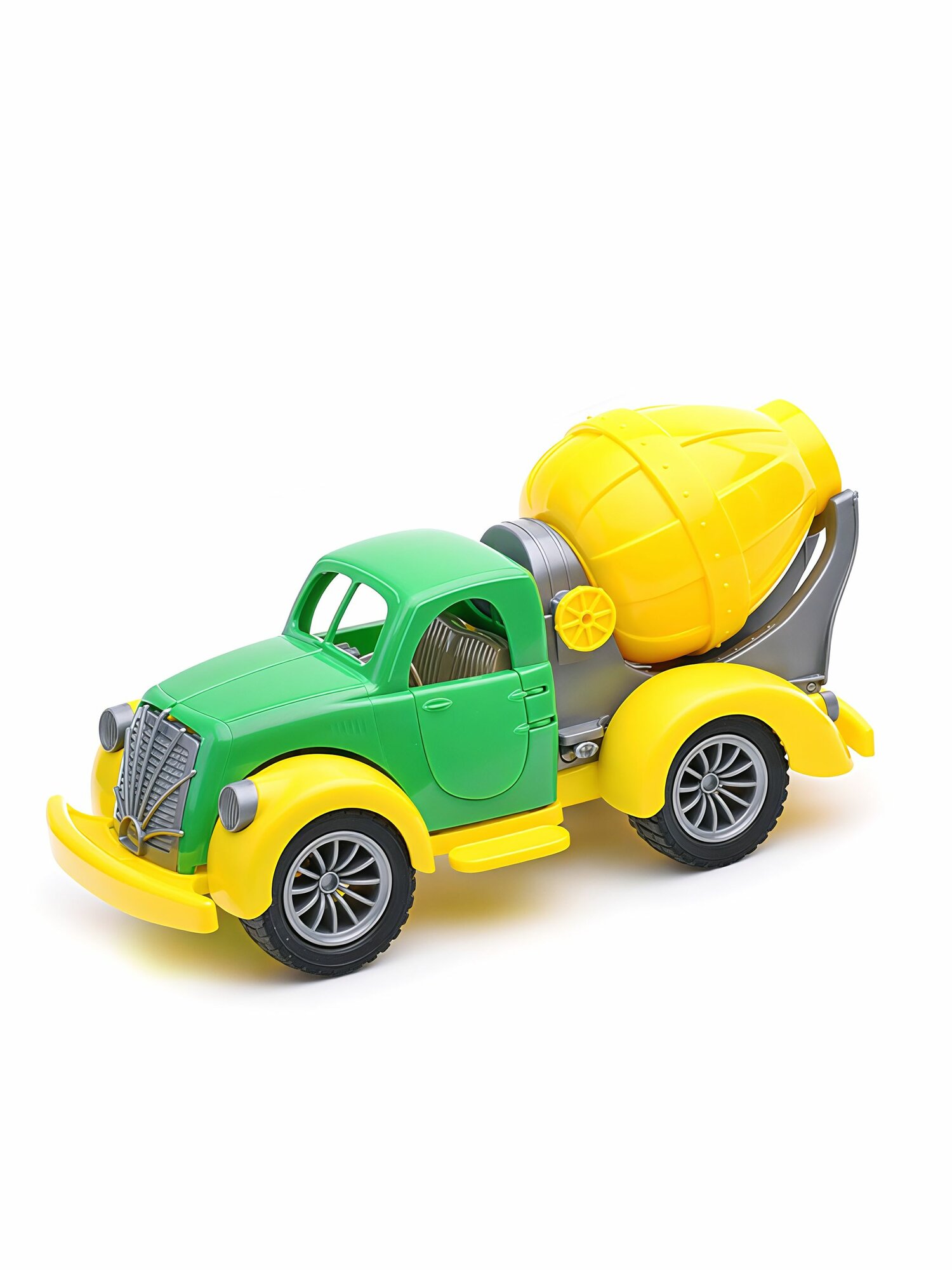 Грузовик "Ретро" с открывающимися дверьми, детская пластиковая машинка-игрушка для сюжетно-ролевых игр в песочнице и дома