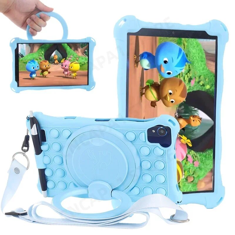 Чехол для Kenshi Pad Lite E58 E48 4G Pad Lite E58 4G, Light Blue