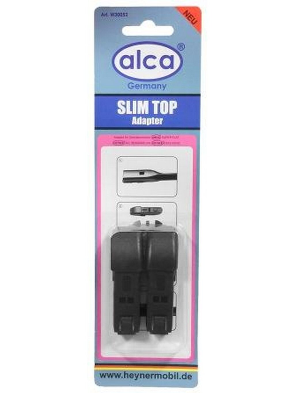 Адаптер щетки стеклоочистителя "ALCA" Slim Top Lock (2 шт.)