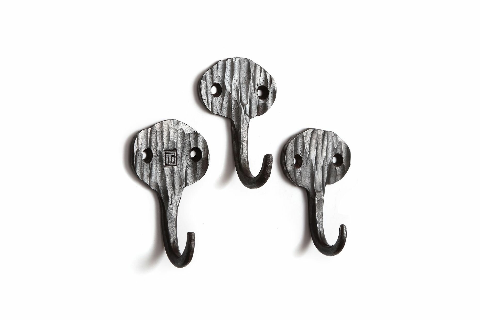 Набор Кованый крючок "Лопух" 3шт