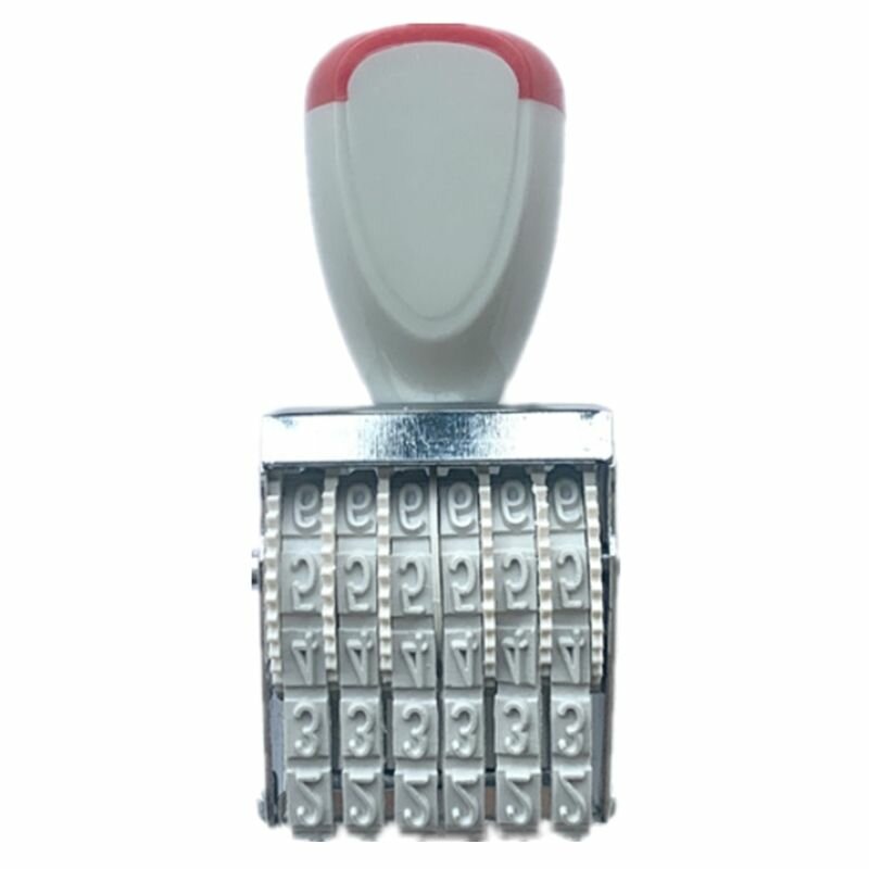 Высота печати составляет 4 мм, а цифровая печать - 5 мм-6-значная (4 мм)