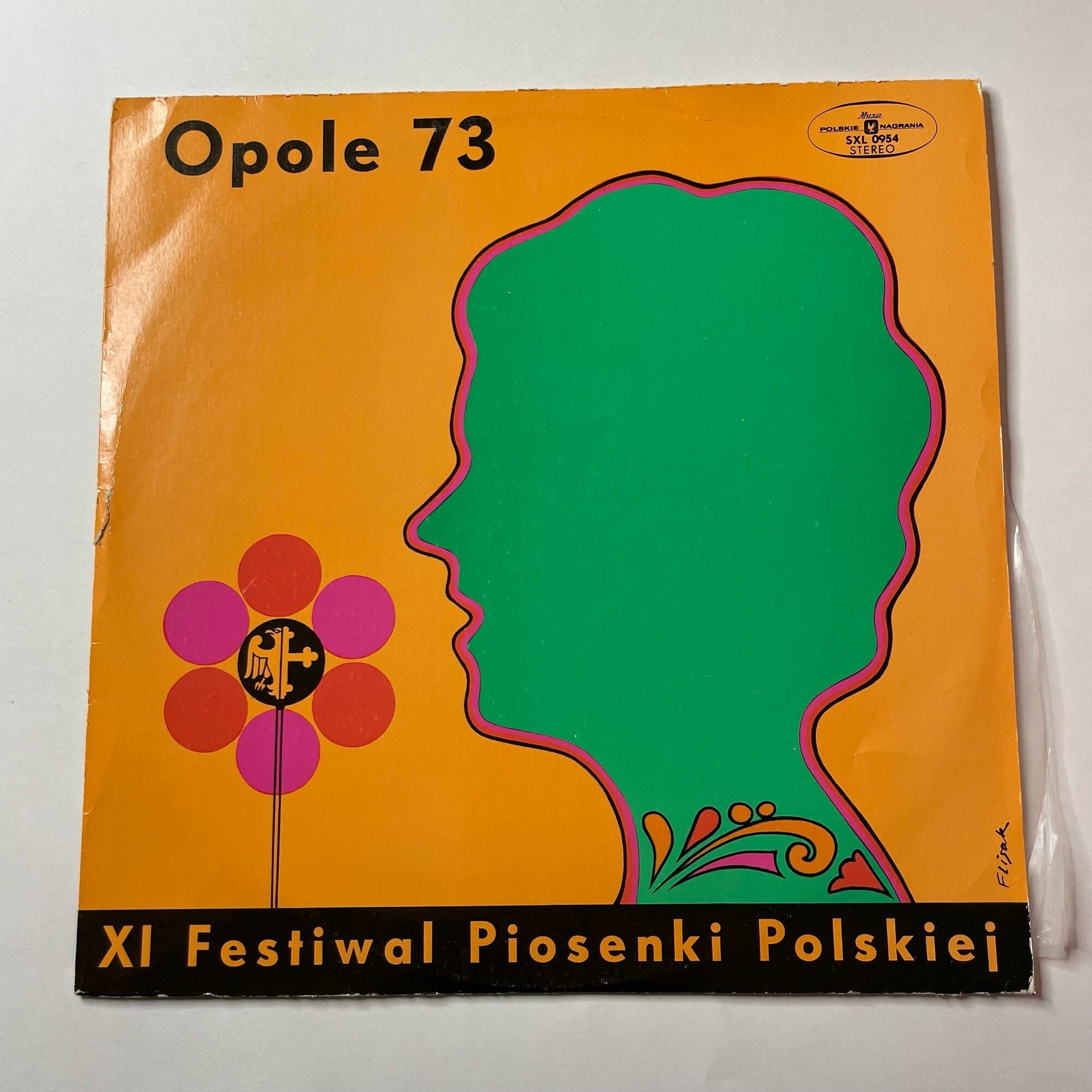 Винтажная виниловая пластинка LP Opole 73 XI Festiwal Piosenki Polskiej Фестиваль Польской Песни В Ополе Premiery Vol. 1 (Польша 1973)