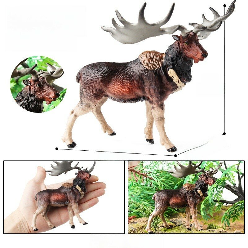 Набор учебных животных моделей из пластика дикой природы для детей обучение и украшение комнаты стиль б