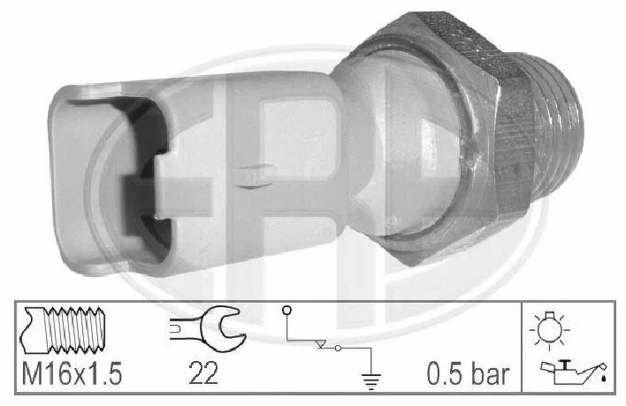 Датчик давления масла ERA 330026, для легковых автомобилей
