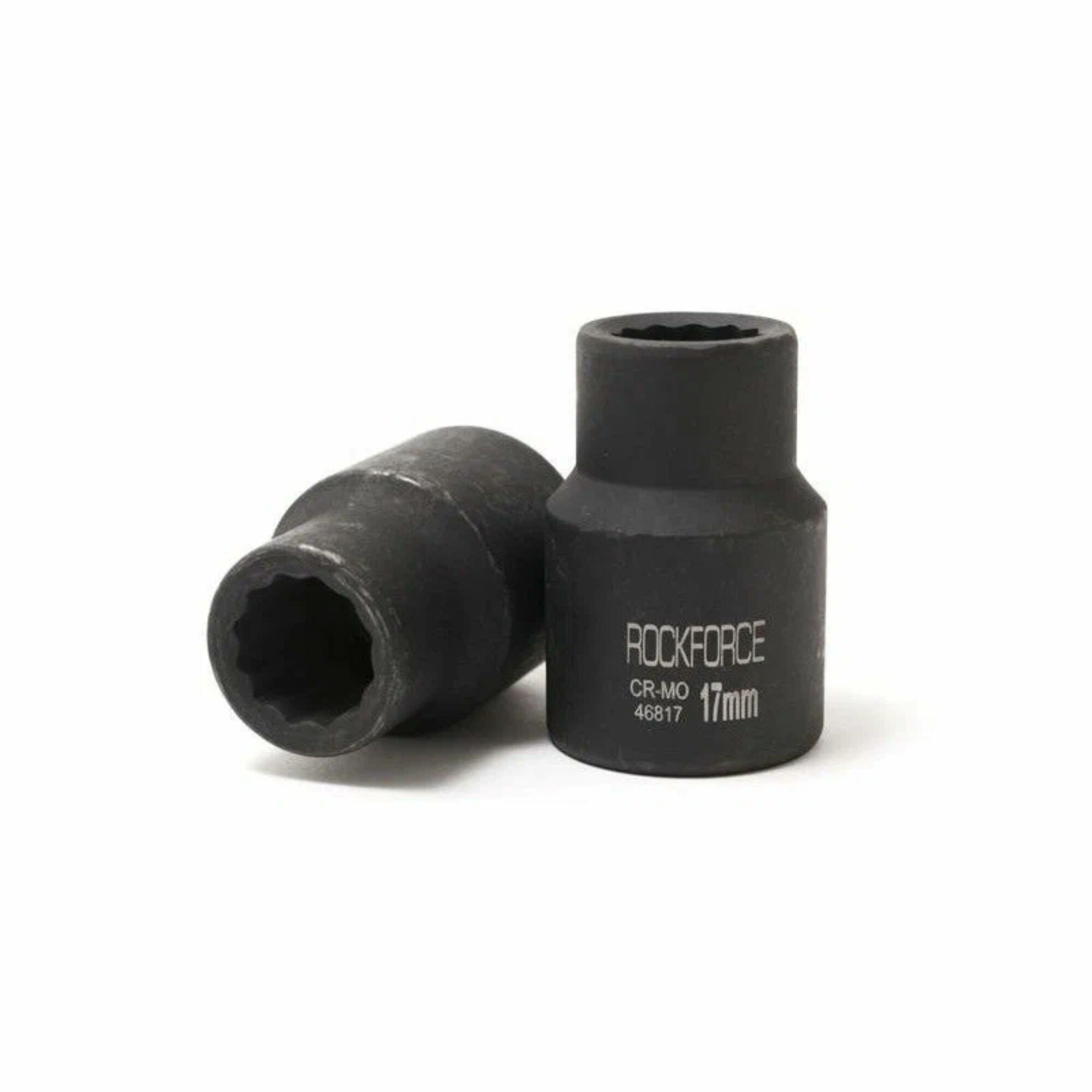 Торцевая головка ROCKFORCE, ударная, 12-гранная, 3/4", молибден-ванадиевая сталь, 46 мм