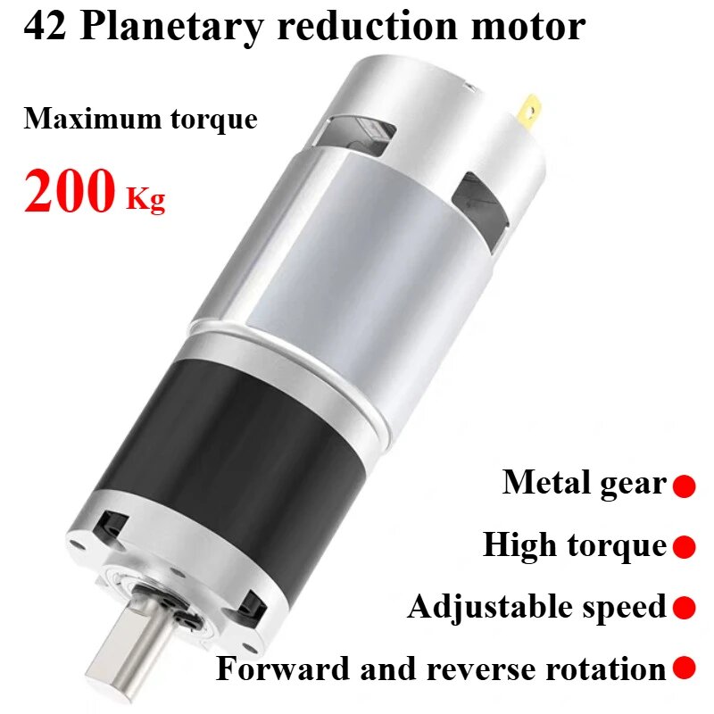 Планетарный редуктор двигателя постоянного тока 775 357 RPM, Motor x bracket, 24V 10mm shaft