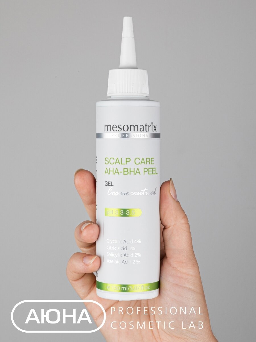 Гель пилинг для кожи головы с кислотами 12% SCALP CARE AHA-BHA PEEL 150мл