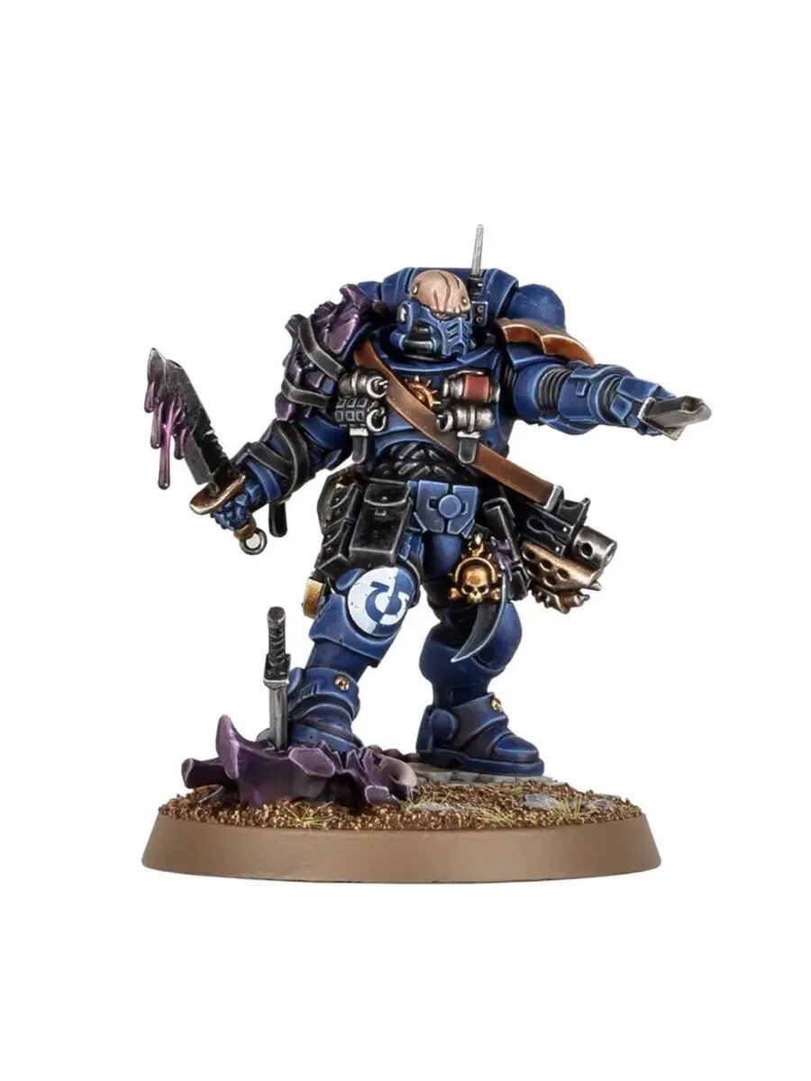 Миниатюра Warhammer 40000 Лейтенант в броне Фобос