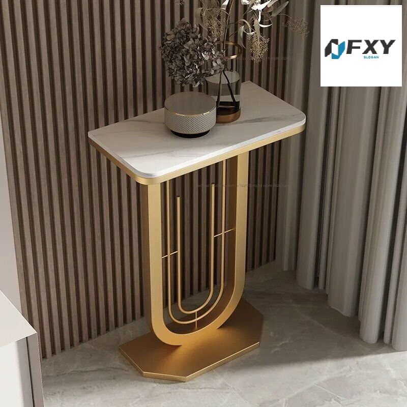 Консоль "Эксклюзивная", мраморная, арт-деко, 75 см x 40 см x 30 см