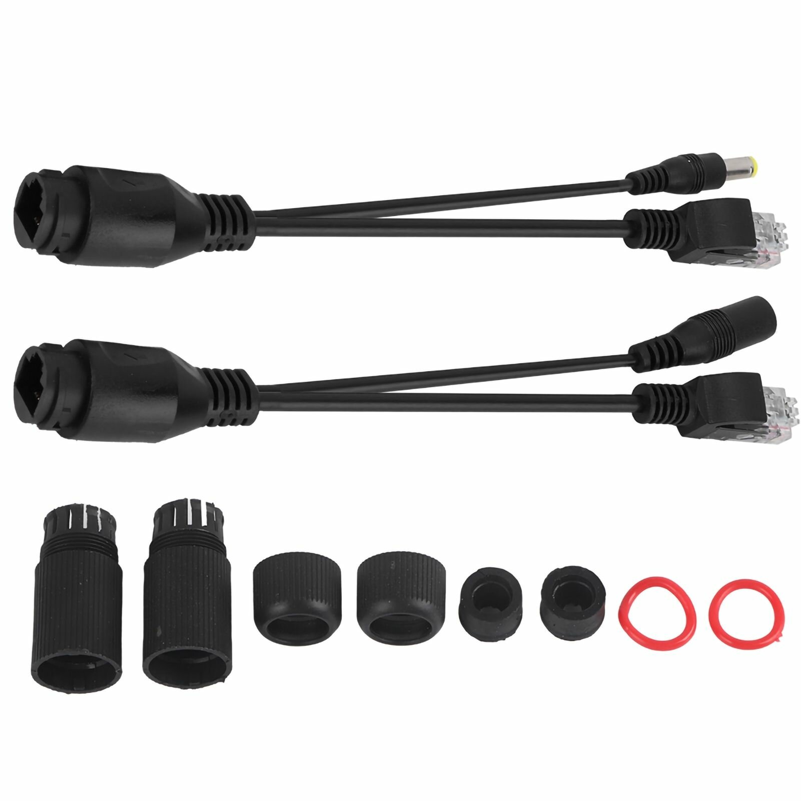 Активный адаптер POE для видеонаблюдения, 12 В, передача данных и питания, до 40 м