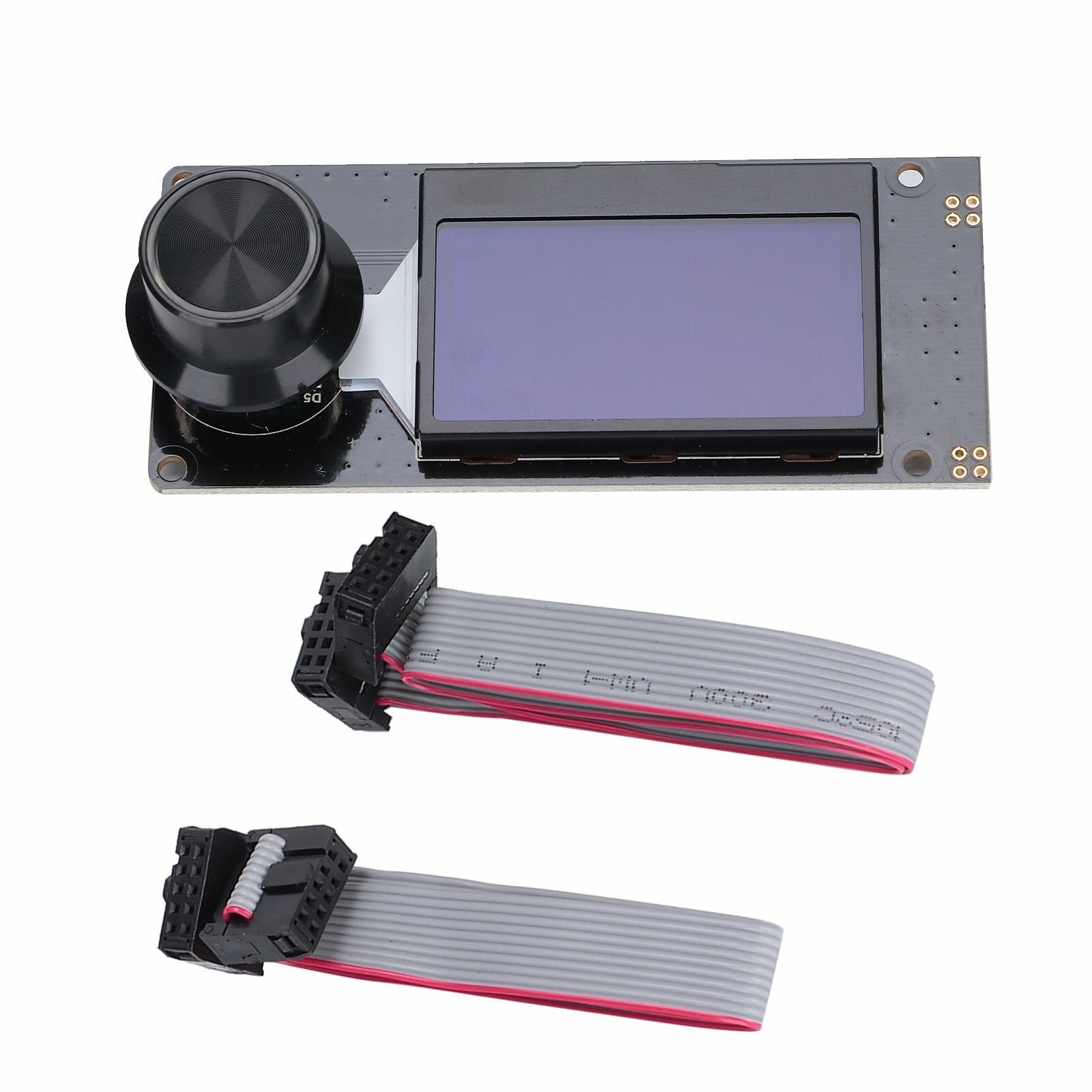 Комплектующие для 3D-принтера: LCD-дисплей MKS Mini12864 с SD-слотом, поддержка MarlinDIY, черный текст на белом фоне