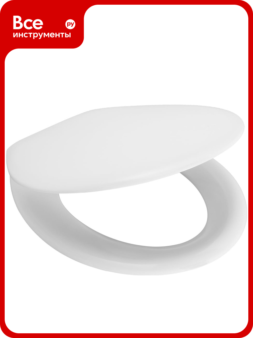 Крышка-сидение Santek Бриз дюропласт с металлическим креплением 1. wh10.6.901 00000043190 1WH106901