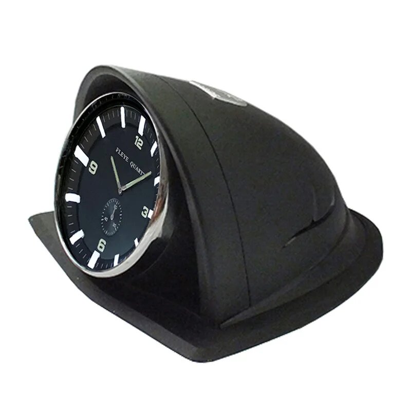 FLEYE автомобильные часы на приборной панели, кварцевые часы, консоль управления, часы, переднее украшение интерьера автомобиля, автомобильные аксессуары, игрушки, Черный