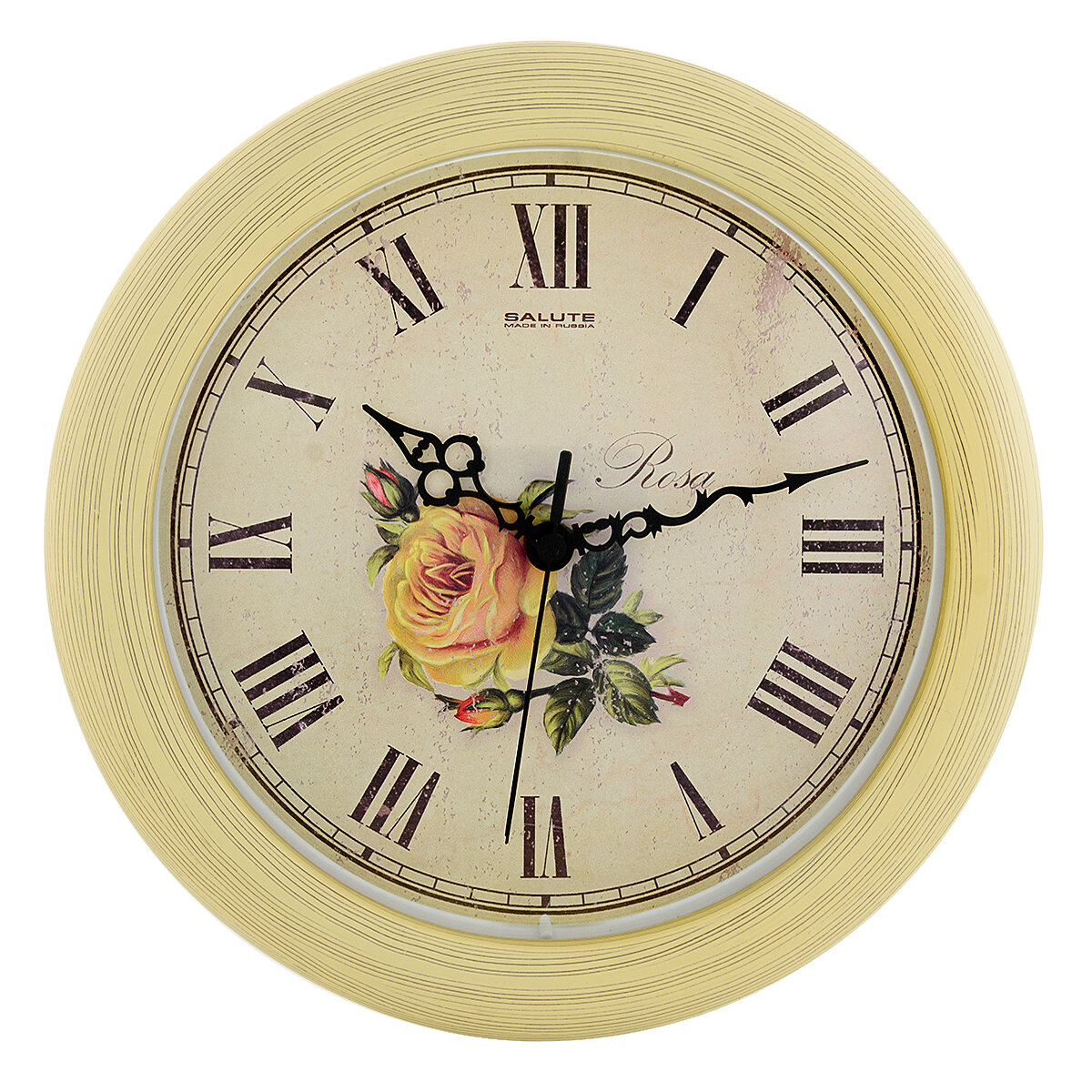 Часы настенные салют ДС-3ББ2-142 шебби ШИК 12