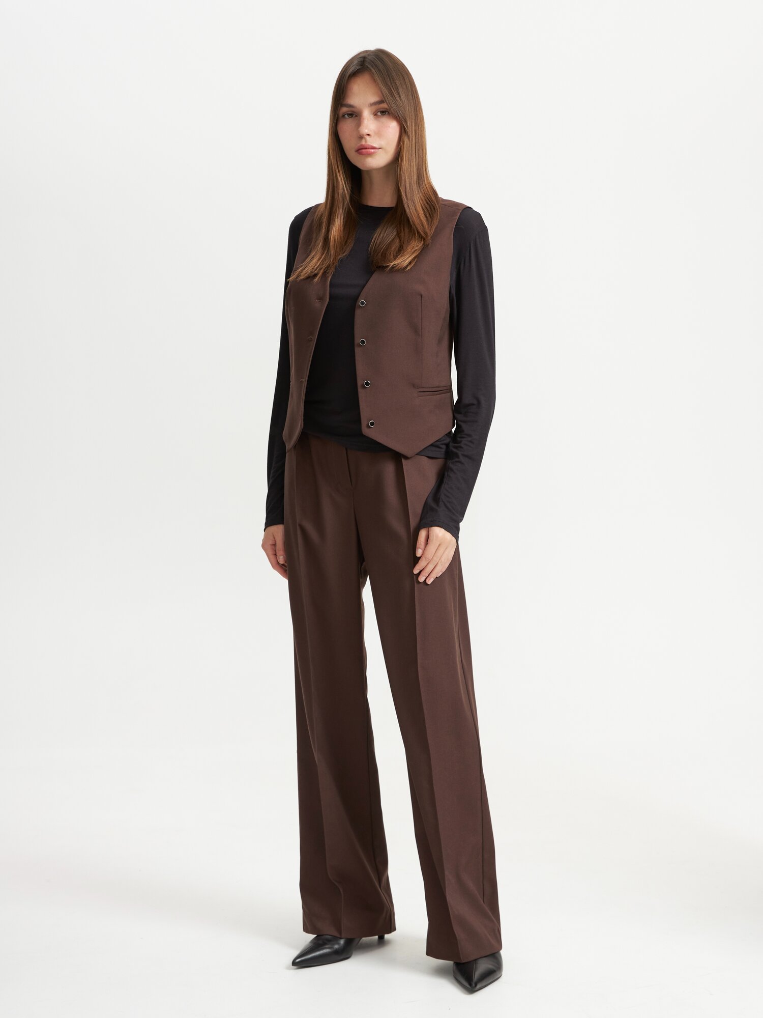 Брюки трубы