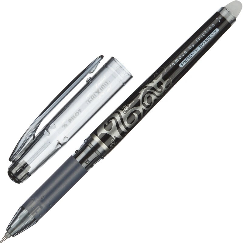 Ручка гелевая PILOT BL-FRP5 Frixion Рoint резин. манжет. 0,25мм черный