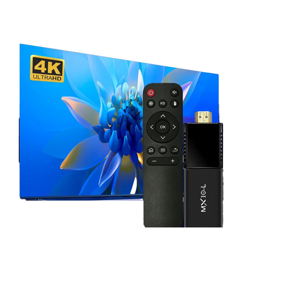 Консоли Google TV Fire Stick на базе Android 14 L ARM Mali-400 MP2 WiFi 2.4G + BT4.0 4 ГБ 64 ГБ с поддержкой 24 языков