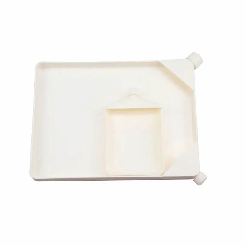 Набор из 2 частей, лоток для воронки ручной работы бисера-белый