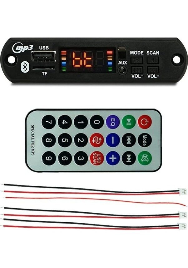 Наслаждайтесь беспроводной музыкой с USB TF радио MP3-плеером Bluetooth 5.0 плата Knadgbft FM декодер