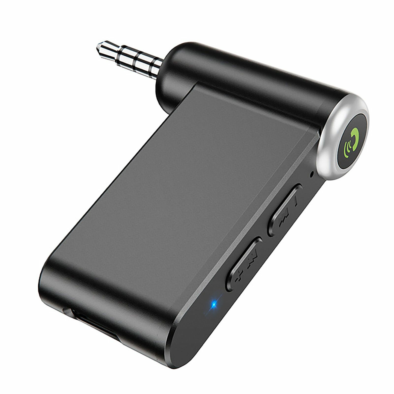 Bluetooth 5.0 приемник-адаптер 3.5 мм для авто и дома (черный)