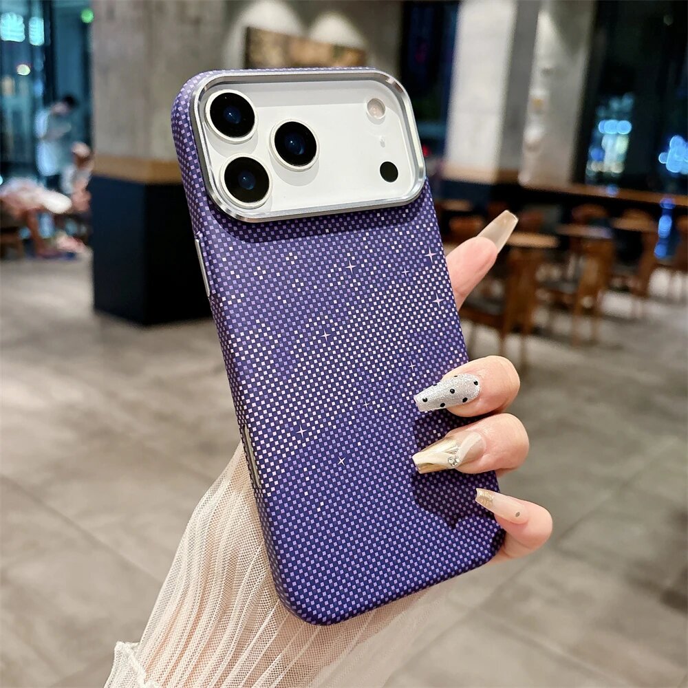 Фиолетовый чехол для iPhone 17 Pro Max, A01