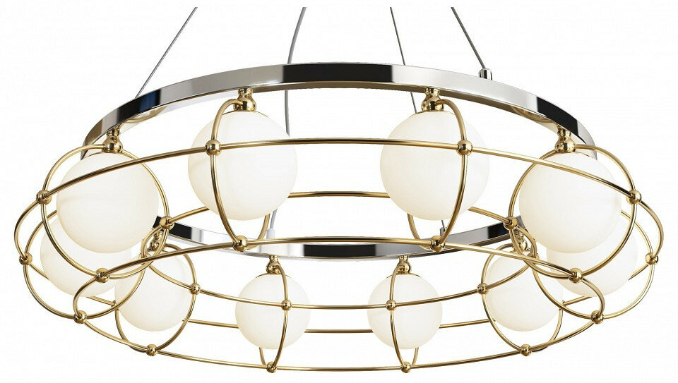 Подвесная люстра Maytoni Carcass MOD312PL-10GCH