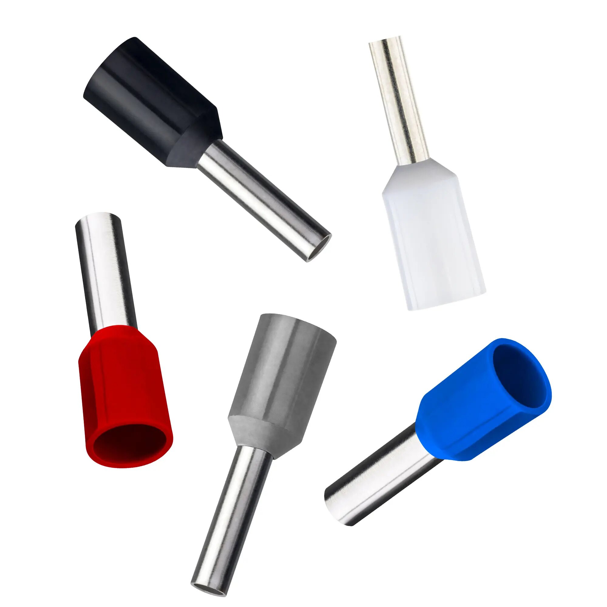 Наконечник НШВИ-1 для кабелей 0.5-2.5 мм² разноцветный набор 450 шт для электроустановок