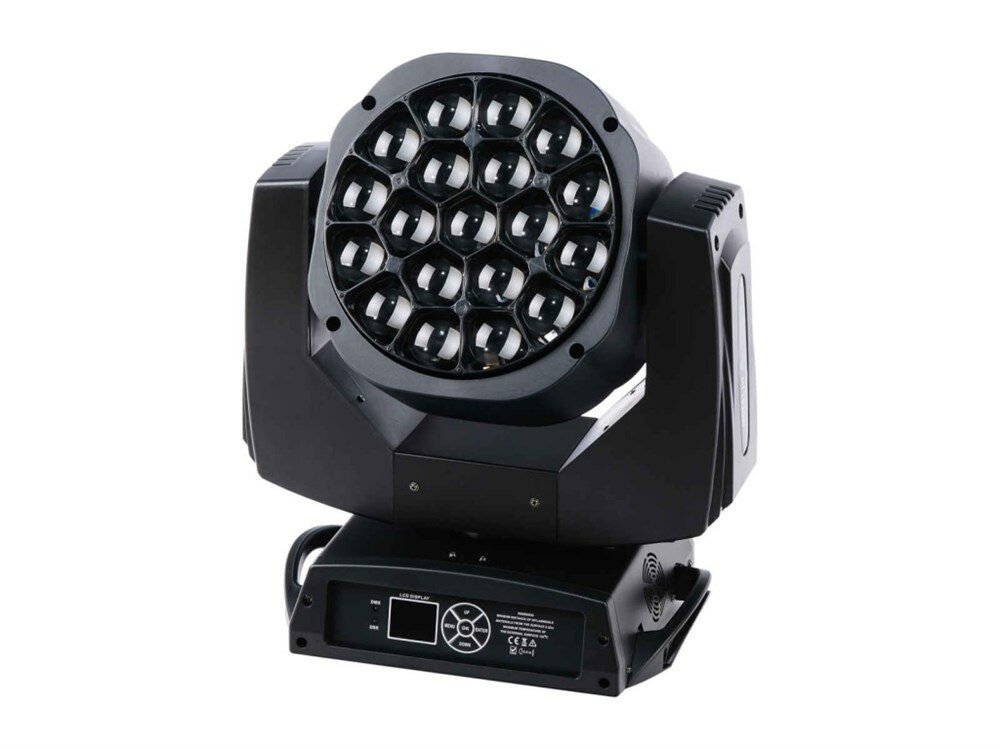 Bi Ray ML1915W Моторизированная световая "голова", IP20, RGBW, 19x15Вт