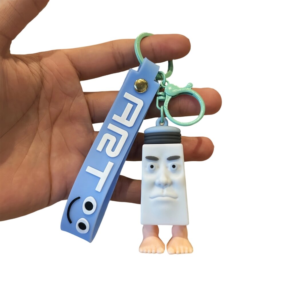 Прочный эластомерный брелок для авто тонкий, нескользящий, индивидуальный дизайн