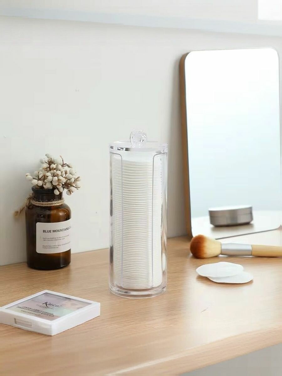 Органайзер для ватных дисков и палочек, контейнер для ватных дисков