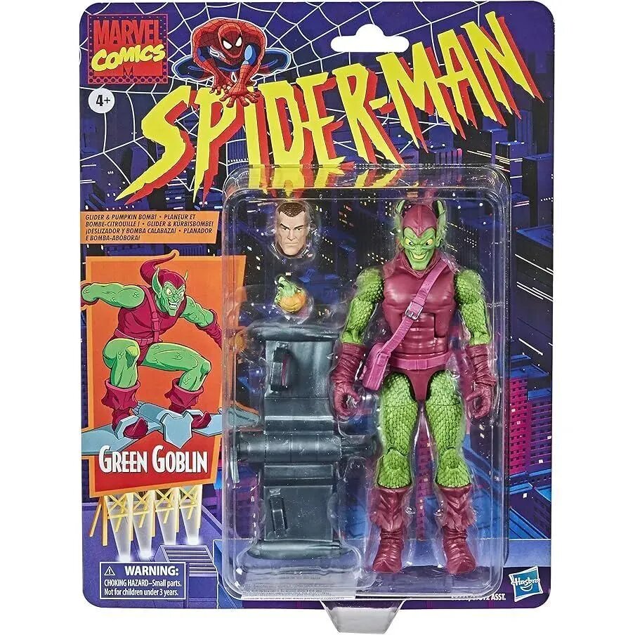Фигурки Hasbro оригинальная коробка 6-дюймовая коллекционная фигурка Зеленого гоблина из серии Marvel Legends