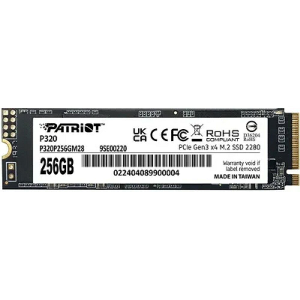 SSD диск Patriot P320P256GM28, 256 ГБ PCI-Express