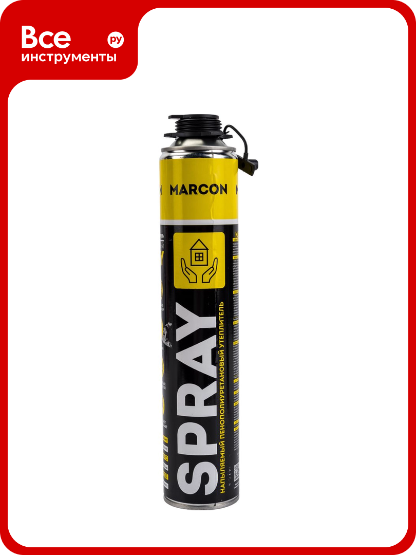 Напыляемый пенополиуретановый утеплитель MARCON 4620010540943 UT.NAP.MS