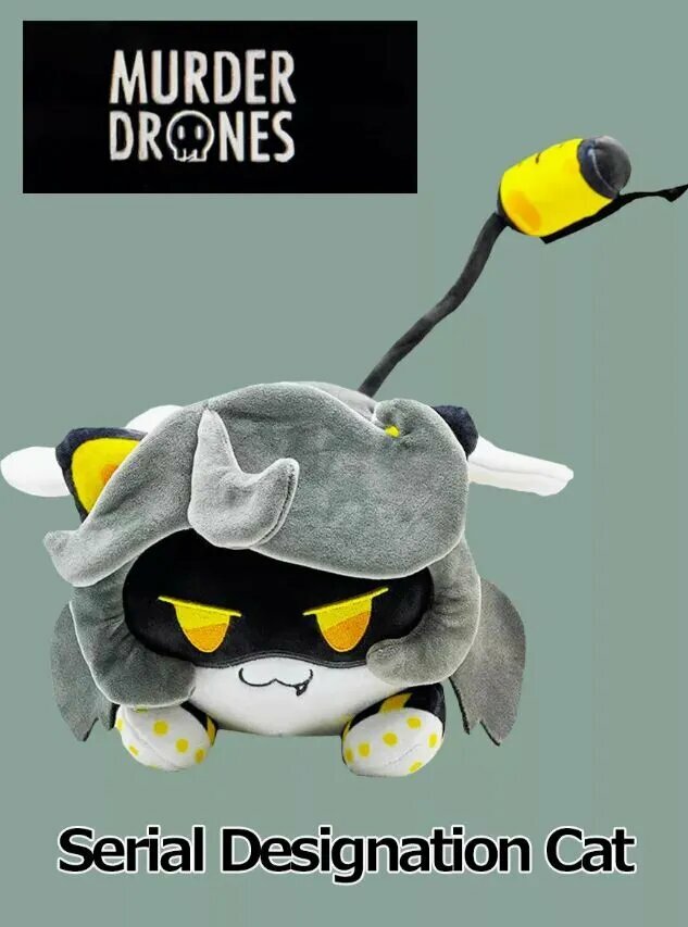 Мягкая игрушка Кошка Ви Дроны убийцы (murder drones V Cat)