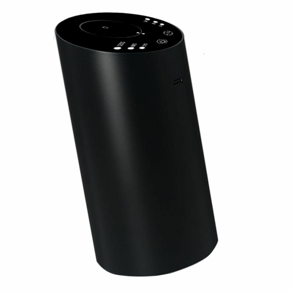 Диспенсер ароматов с регулируемой интенсивностью, диффузор эфирных масел, металлическая текстура для ароматной среды в различных комнатах, Черный