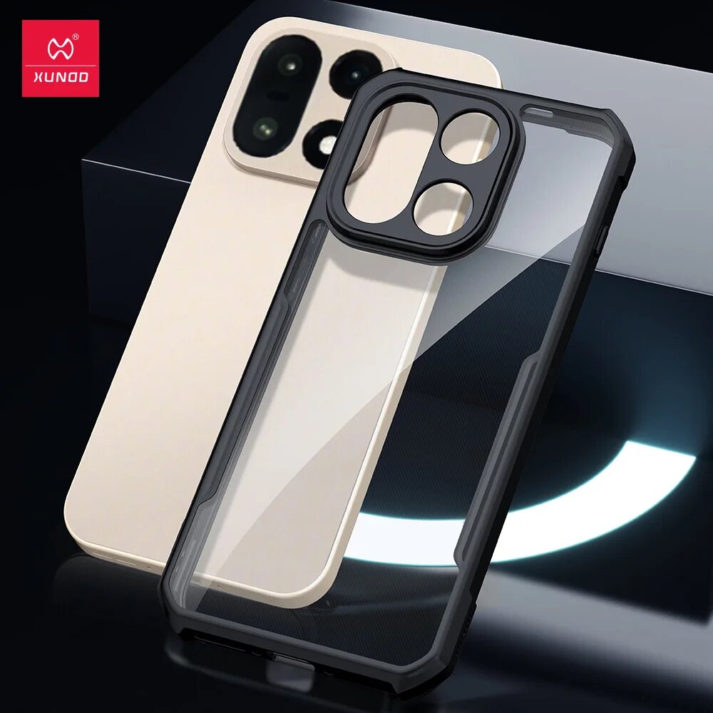 Чехол Xundd для OnePlus 15, Black Stripes Clear