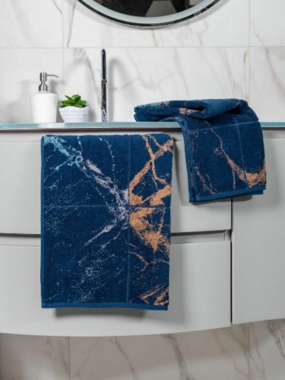 Полотенце махровое для лица и рук 50*90 Cleanelly 100% хлопок