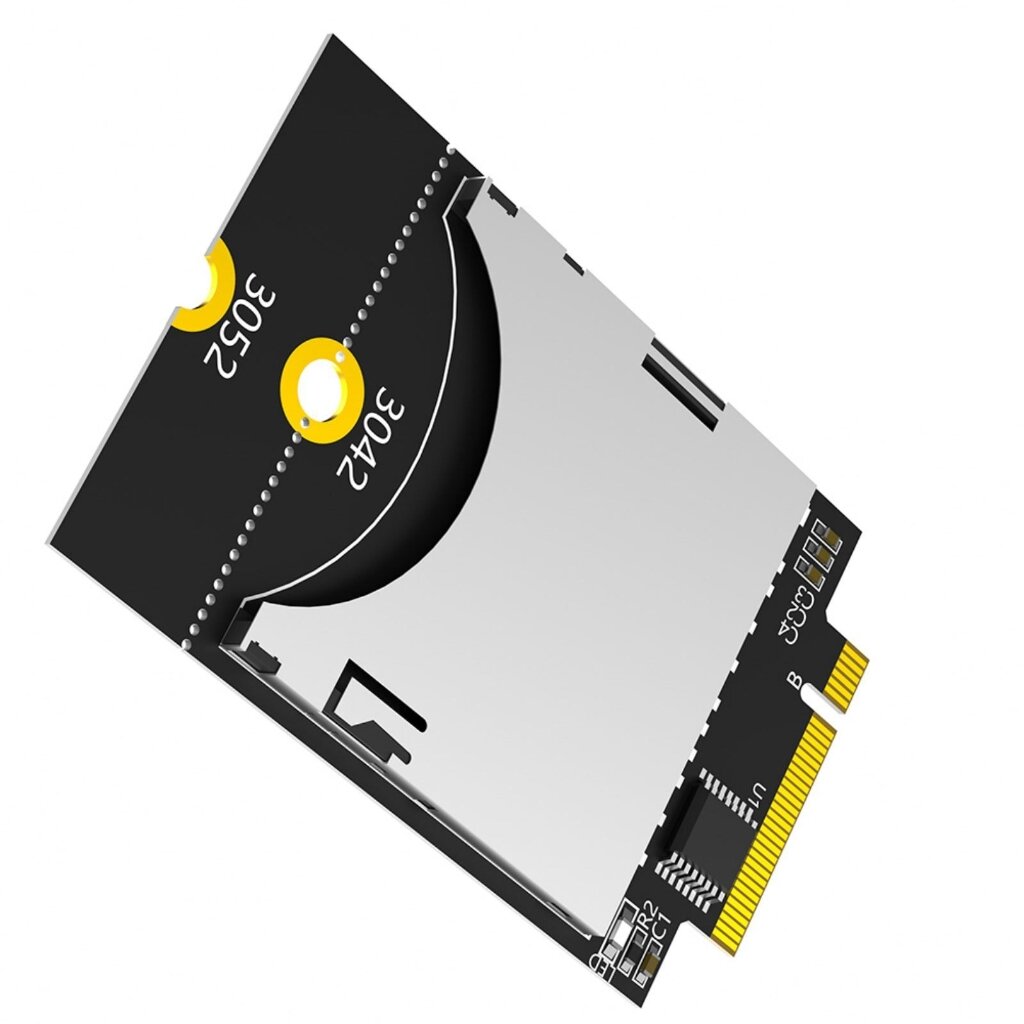 С SD -карты на M.2 Карта адаптера KEY B