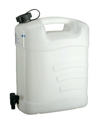 Канистра 15 литров для воды с краном PRESSOL (Германия) / Емкость для хранения жидкости