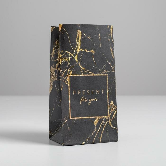 !09 Пакет подарочный без ручек (набор 4 штуки) Present for you, 10 × 19.5 × 7 см.